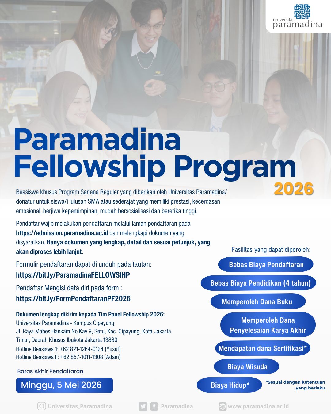 Universitas Paramadina - Penerimaan Mahasiswa Baru